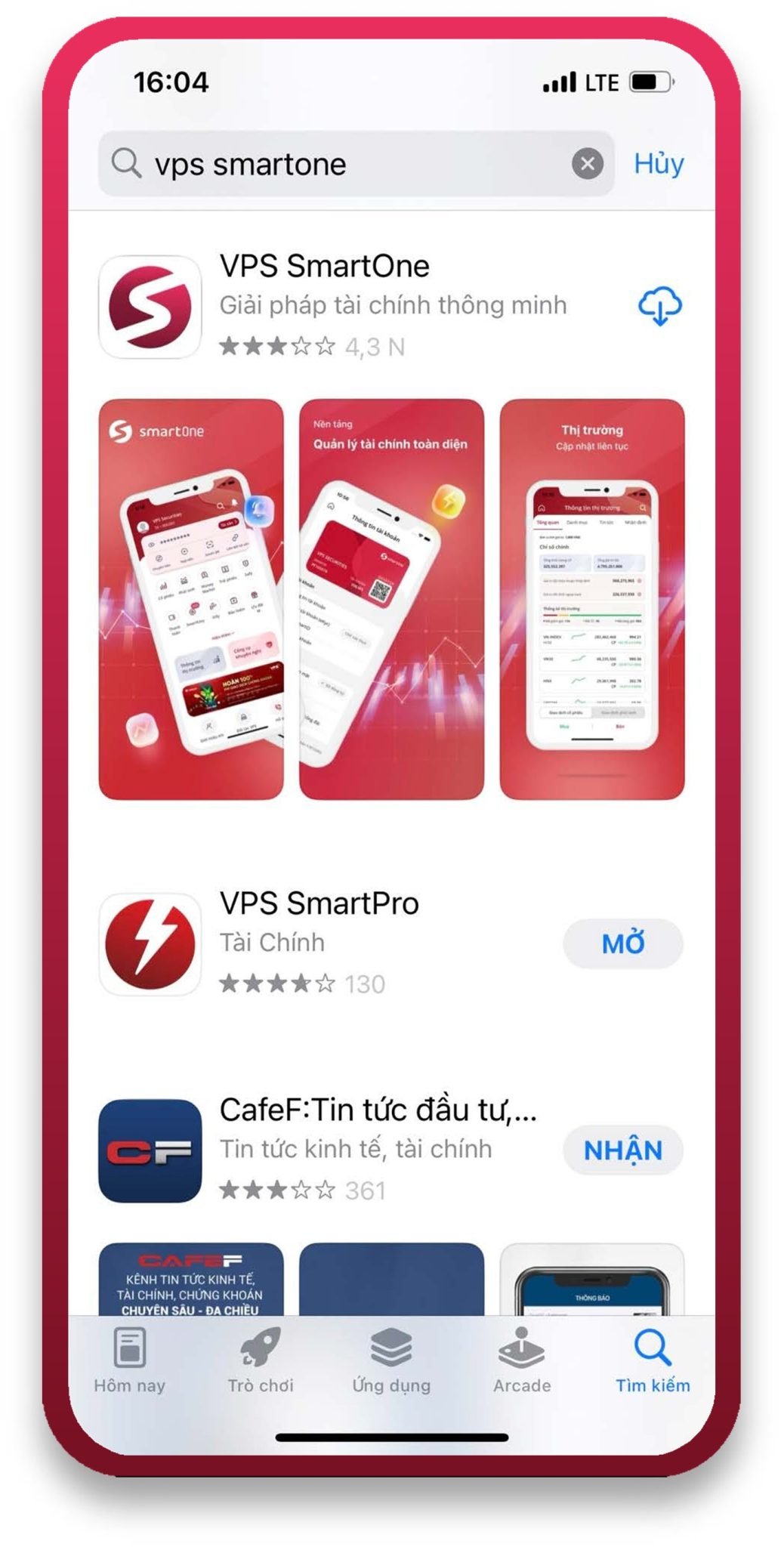 Hướng dẫn Mở tài khoản Chứng khoán VPS trên VPS SmartOne