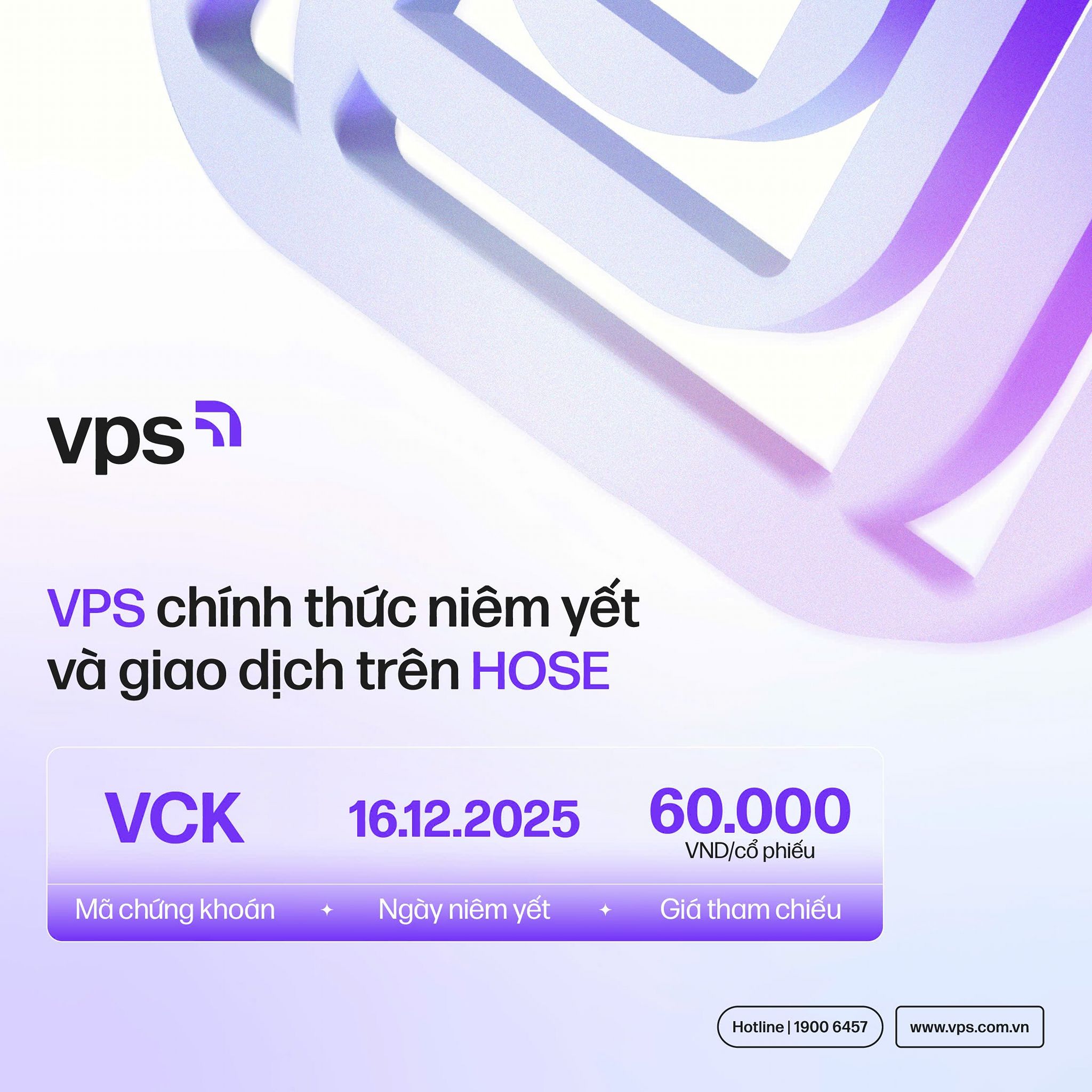 Chứng khoán VPS chính thức niêm yết - Mở Tài khoản Chứng khoán VPS miễn ...